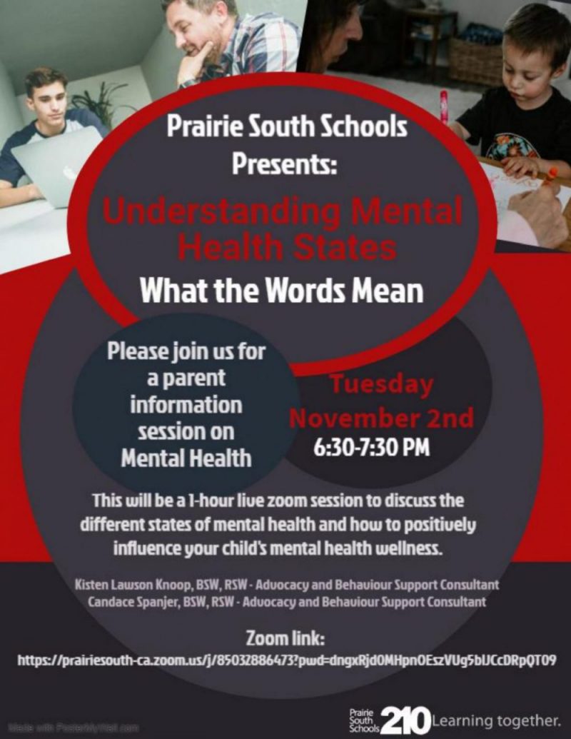 Parent Presentation: Understanding Mental Health States – Prairie South ...